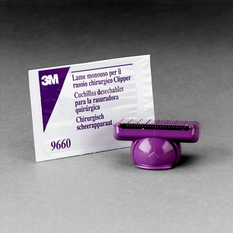 Cuchillas para rasuradora desechable 3m ref9660 caja 50uds - salunatur