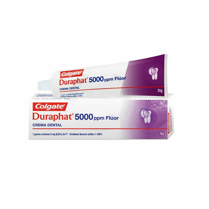 Colgate duraphat 5000 ppm fluor crema dental 51 g – salunatur