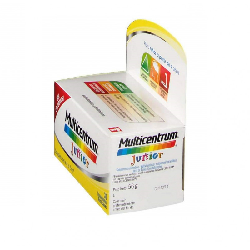 Multicentrum junior 30 comprimidos - Salunatur