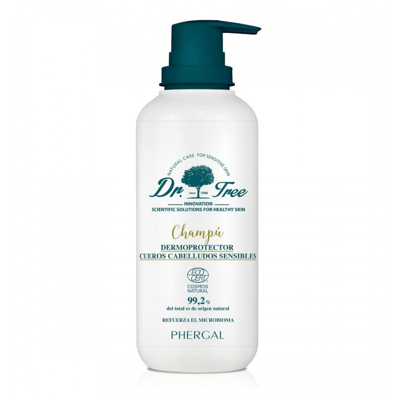 Dr. tree champu eco cuero cabelludo sensible 400 ml - Salunatur