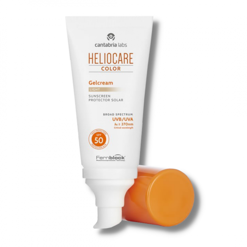 Heliocare gelcream color spf50 light 50 ml - parafarmacia - salunatur