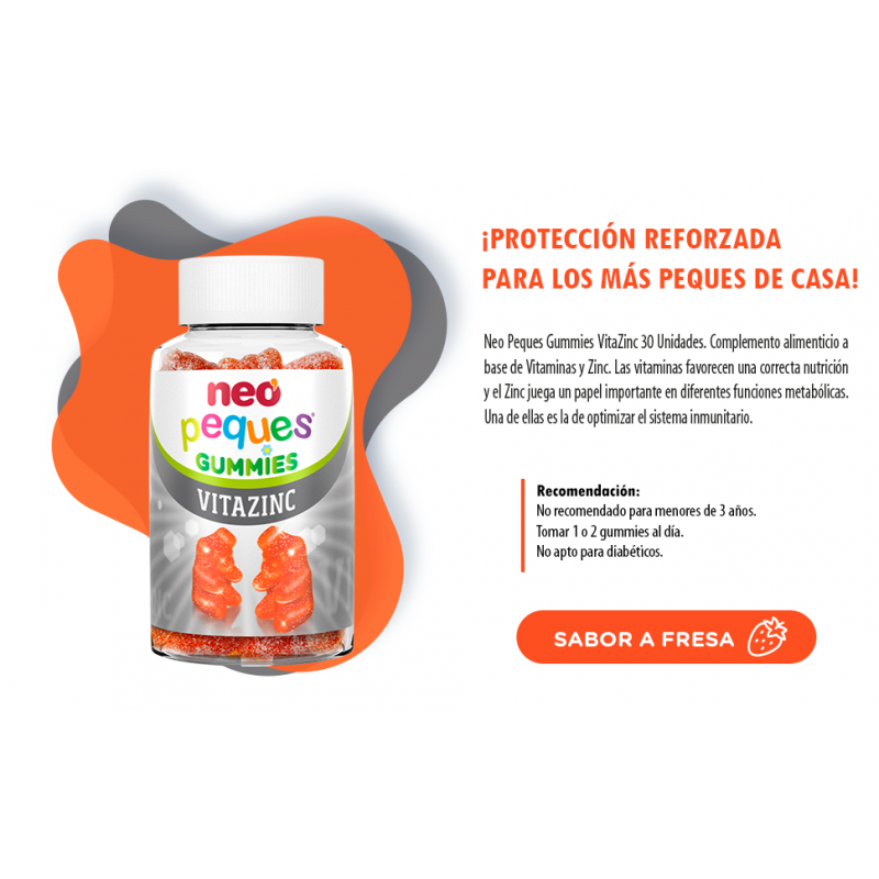 Neo peques gummies vitazinc 30 gummies - Salunatur