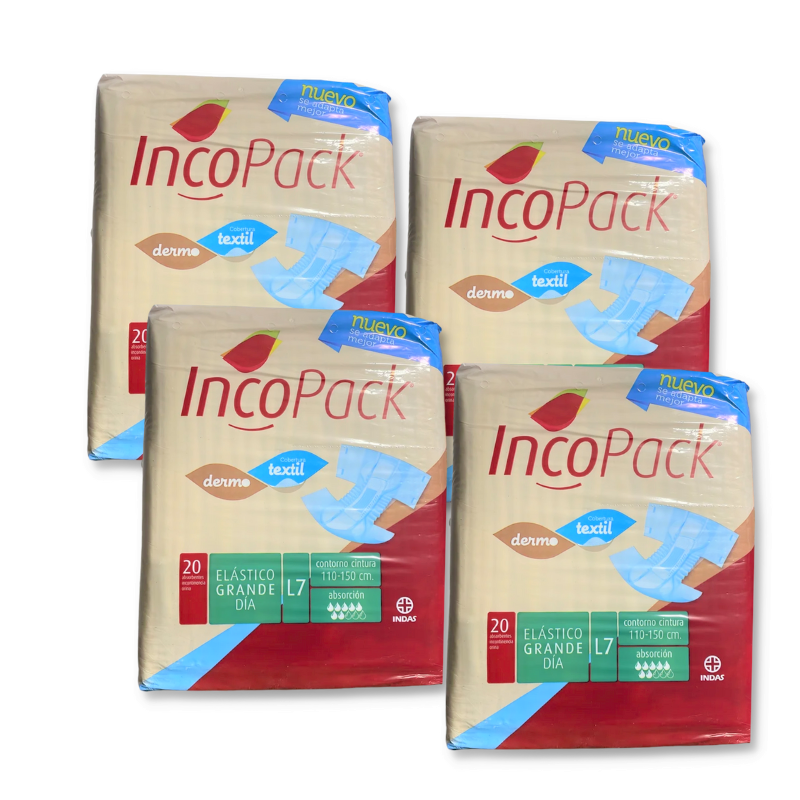 Incopack anatómico día grande 80 uds - Saluantur