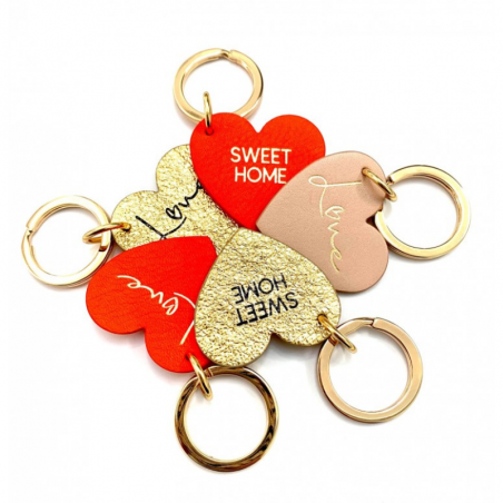 Llavero en forma de corazón - Salunatur