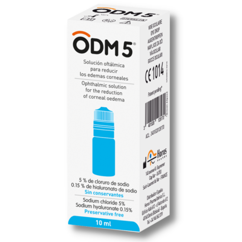 ODM5 Colirio solución oftálmica antiedema corneal 10ml - Salunatur
