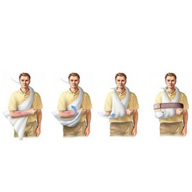 Pañuelo triangular tejido algodon 100% - parafarmacia - salunatur